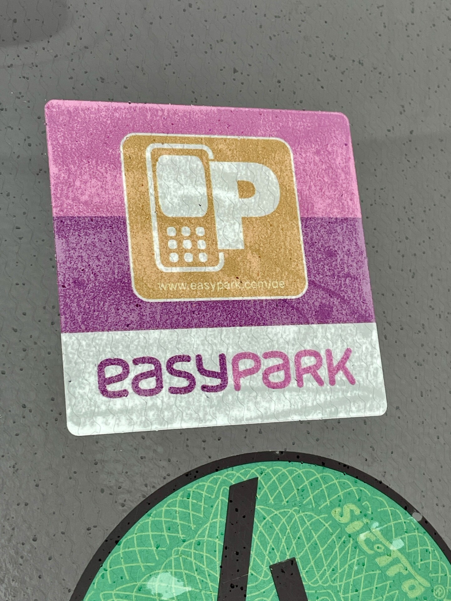 ParkApp EasyPark Sticker Vignette - Parkapp Sticker